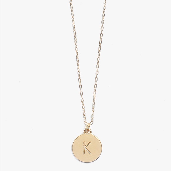 kate spade | Jewelry | Nwt Kate Spade K Mini Gold Pendant | Poshmark